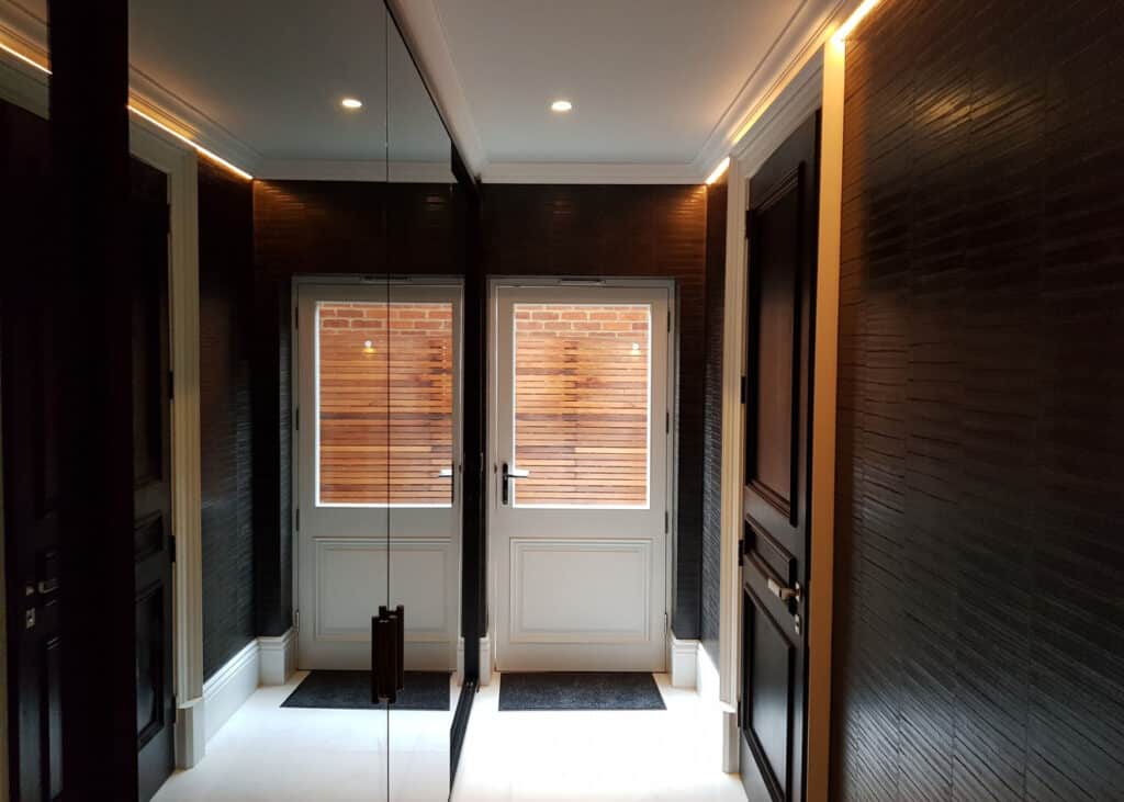 Luxurious Lobby Elitis and Tektura Wallpaper | Bluespec Decorating Limited